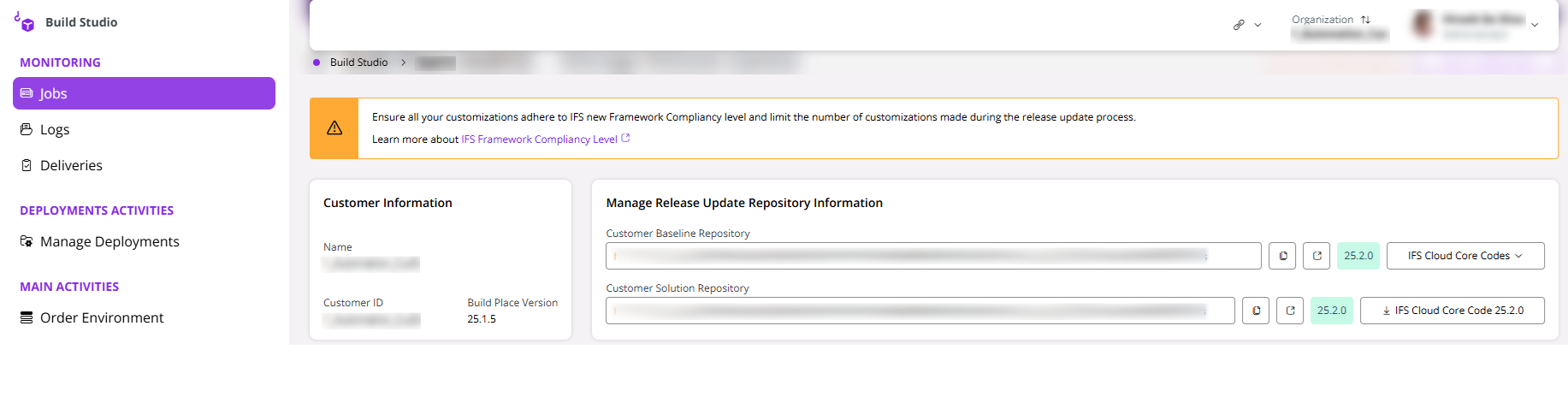 Applying Service Updates - LE Documentation For IFS Cloud