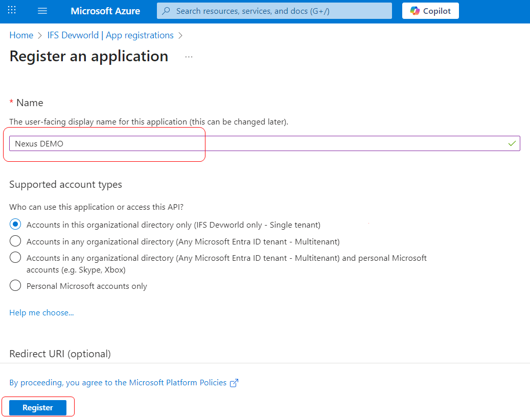 Configuring Microsoft Entra ID - LE Documentation For IFS Cloud